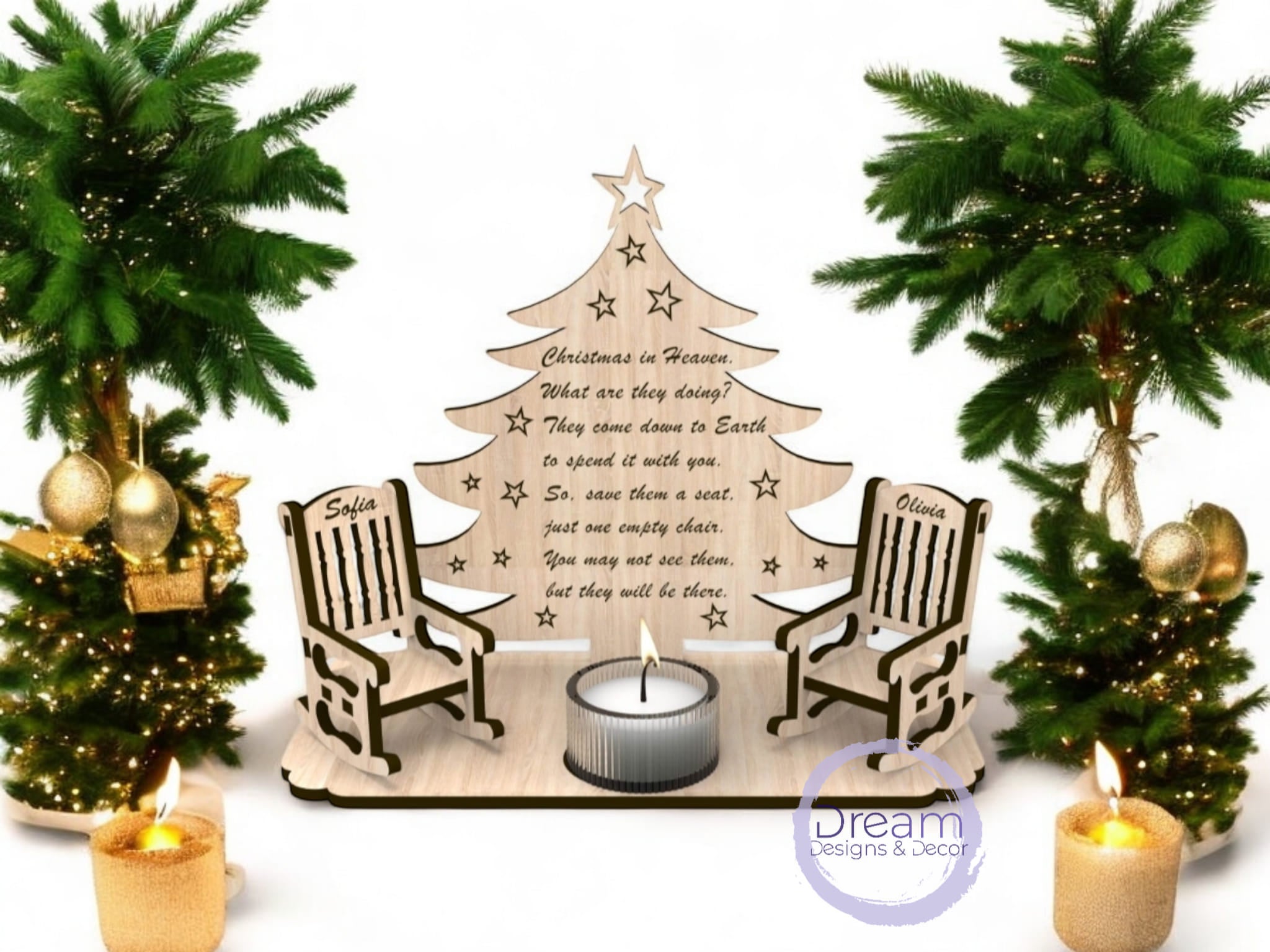Rocking Chair Christmas Tree Poem | Dream Designs & Decor